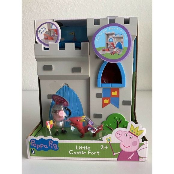 Jazwares | Toys | Peppa Pig Little Places Castle Fort George Playset ...